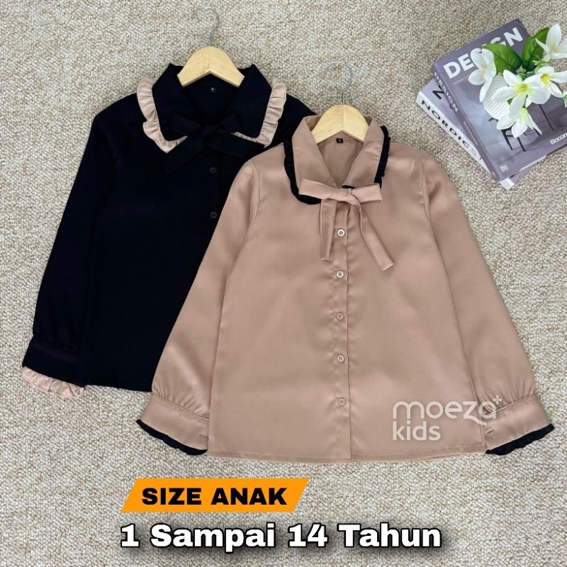KEMEJA Kuro Girls' Blouses Girls' Clothes Girls' Clothes Blouses for ...