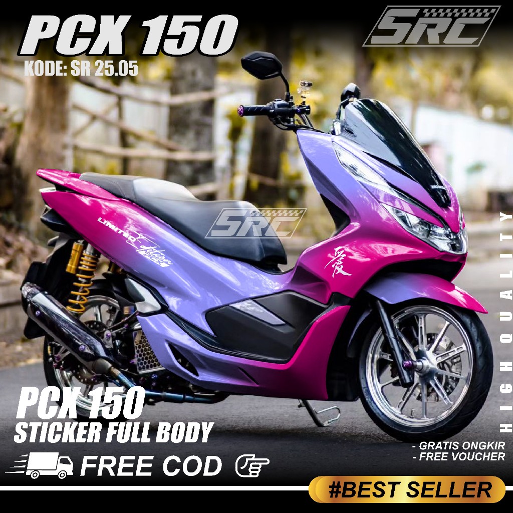 Full Body Decal Sticker Honda Pcx 150 2017 2018 2019 2020 Sticker Pcx ...