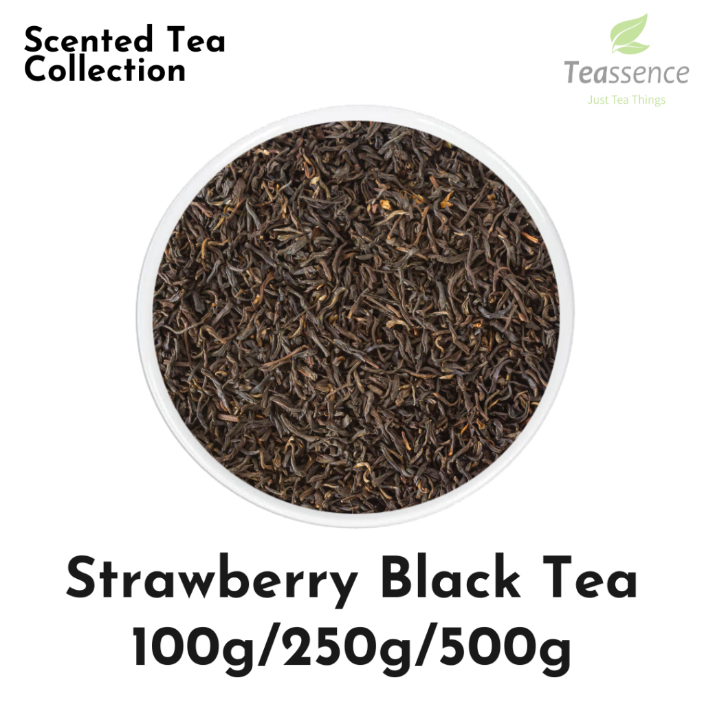 HITAM Strawberry Black Tea / Strawberry Black Tea / Premium Aroma Tea ...