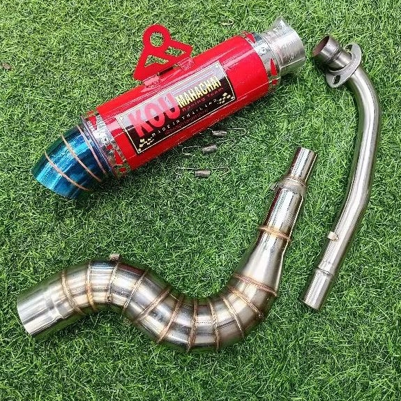 Kou mahachai Pipe canister conical open specs exhaust Pipe for Wave 125 ...