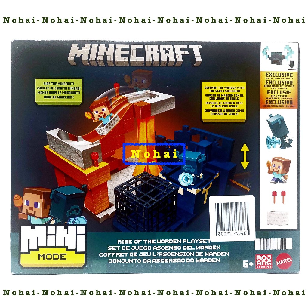 Mattel Minecraft Mini Rise Of Warden Playset Mode | Shopee Malaysia