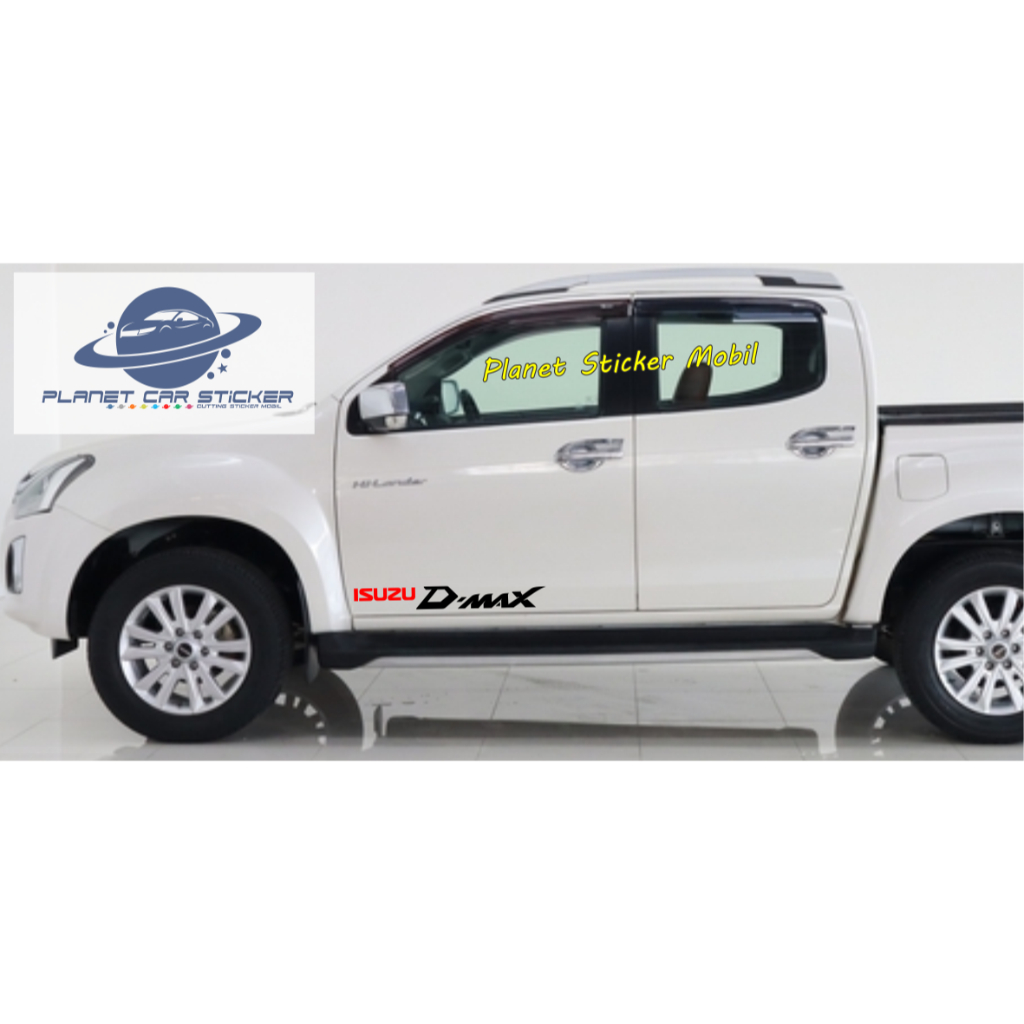 New concept sticker d-max car sticker isuzu dmax sticker cutting body ...