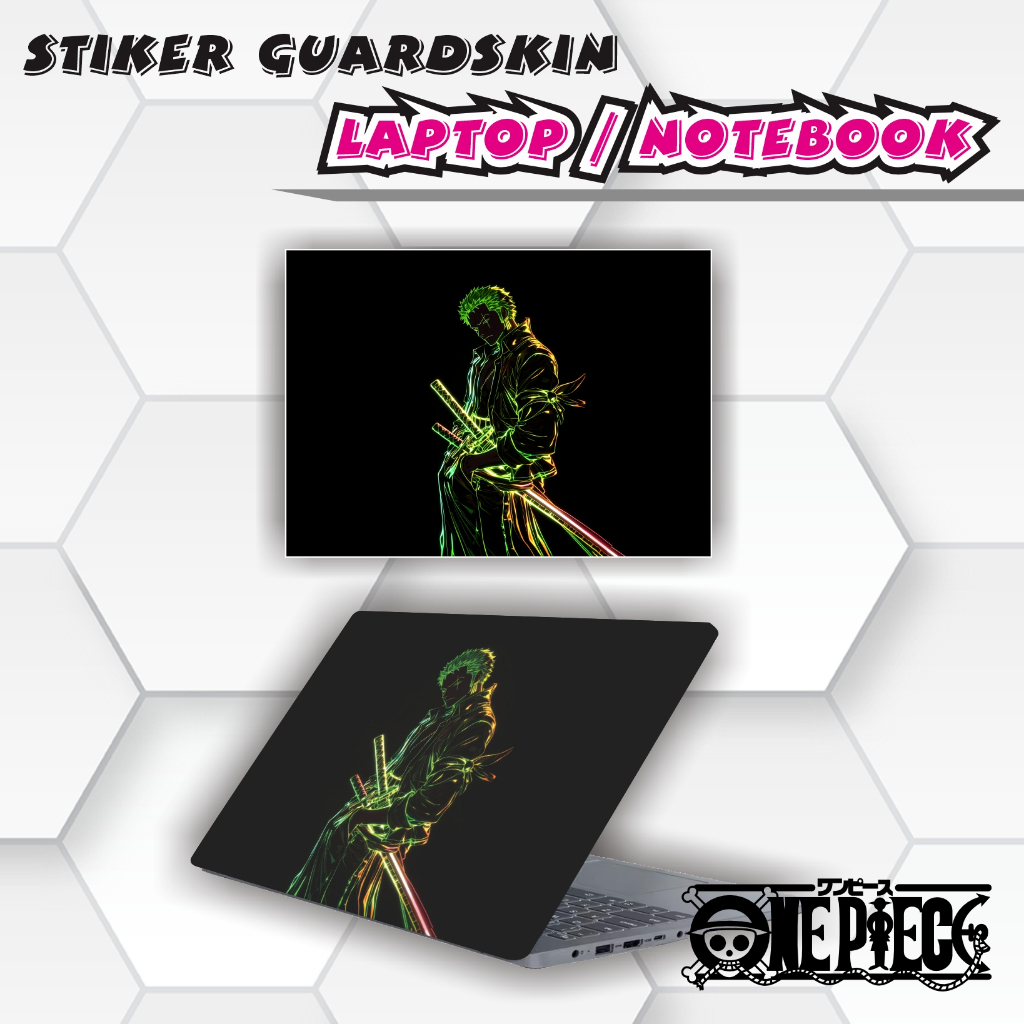Guardskin Sticker Garskin Laptop Notebook Luffy One Piece Roronoa Zoro ...