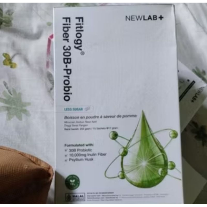 Newlab FITLOGY FIBER PROBIO DIET exp 2026 contains 15 sealed sachets ...
