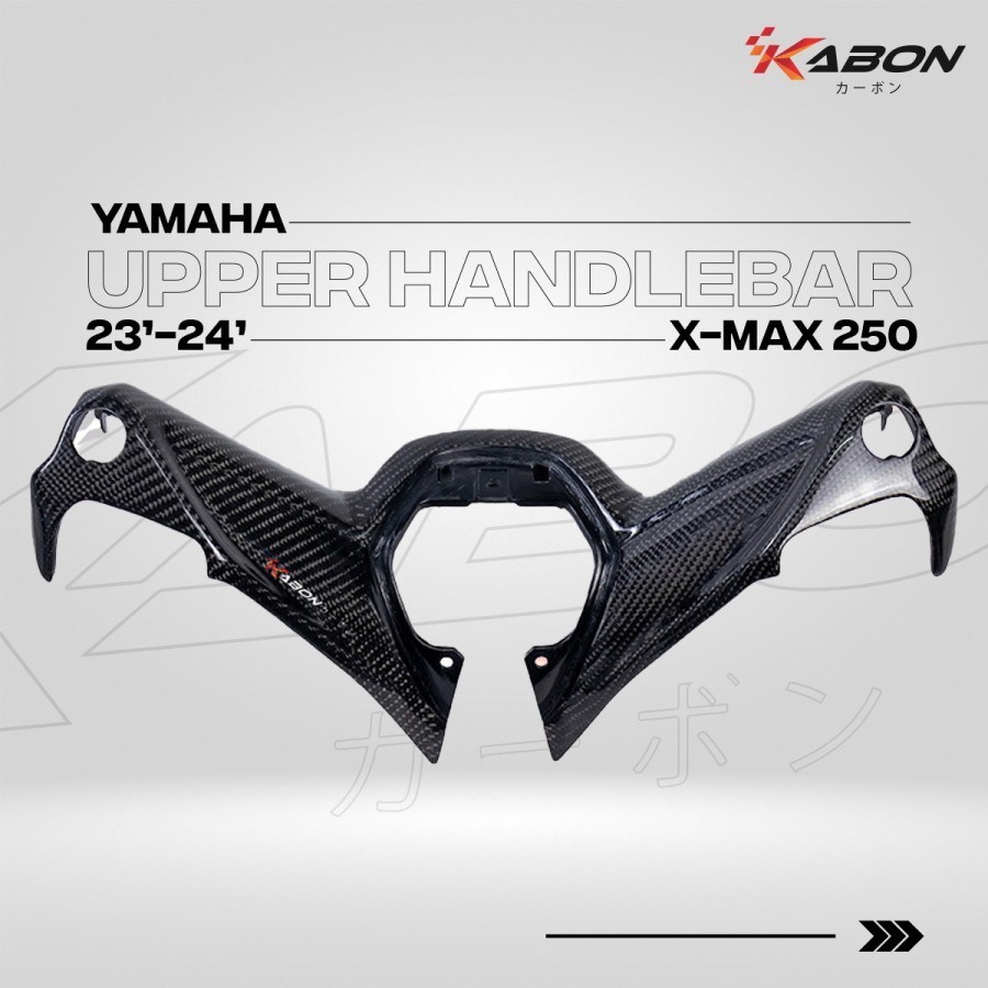 UPPER HANDLEBAR XMAX CONNECTED - KABON Carbon Parts Yamaha X-MAX ...