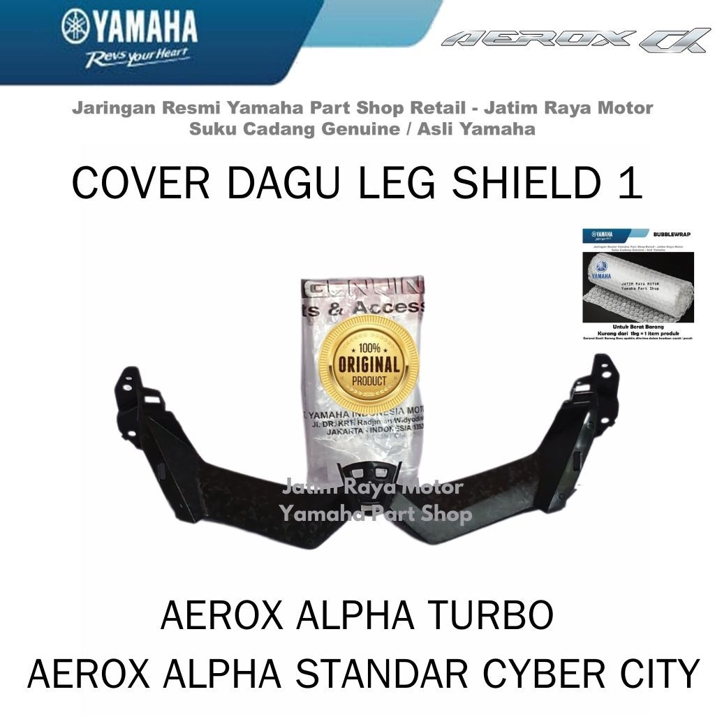Original Yamaha Cyber City Turbo Standard 1 Aerox Alpha Leg Shield Chin Cover | Shopee Malaysia