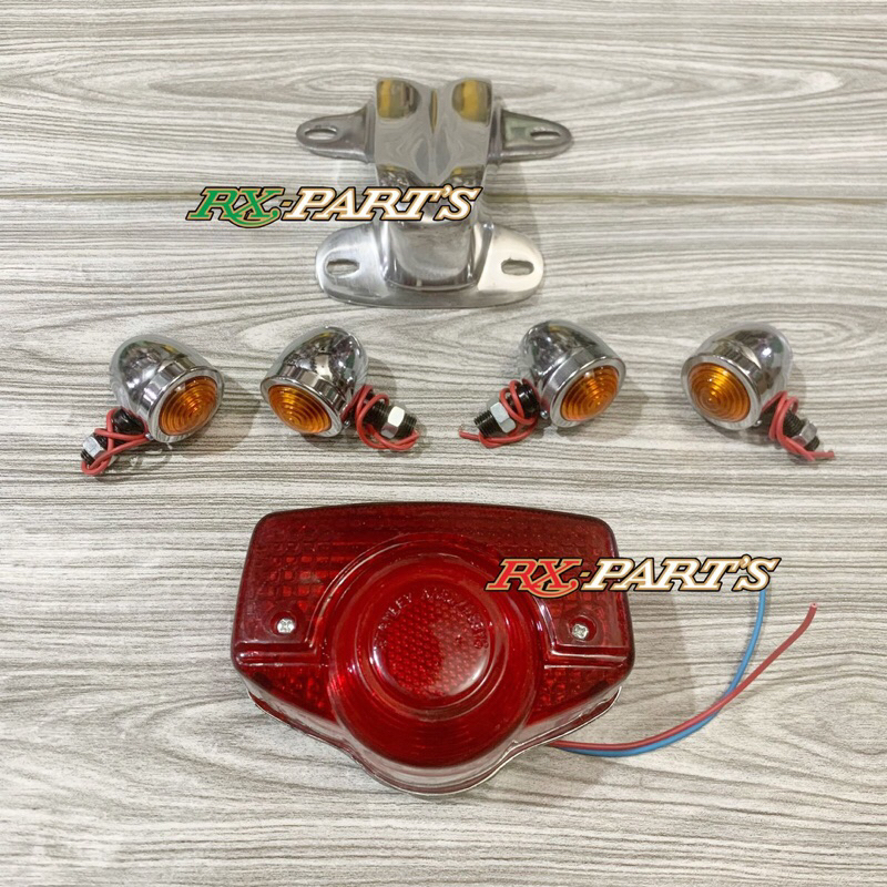 Honda CB 100 STOP LIGHT / REAR BRAKE LIGHT AND STOP LIGHT HOLDER CB 100 ...