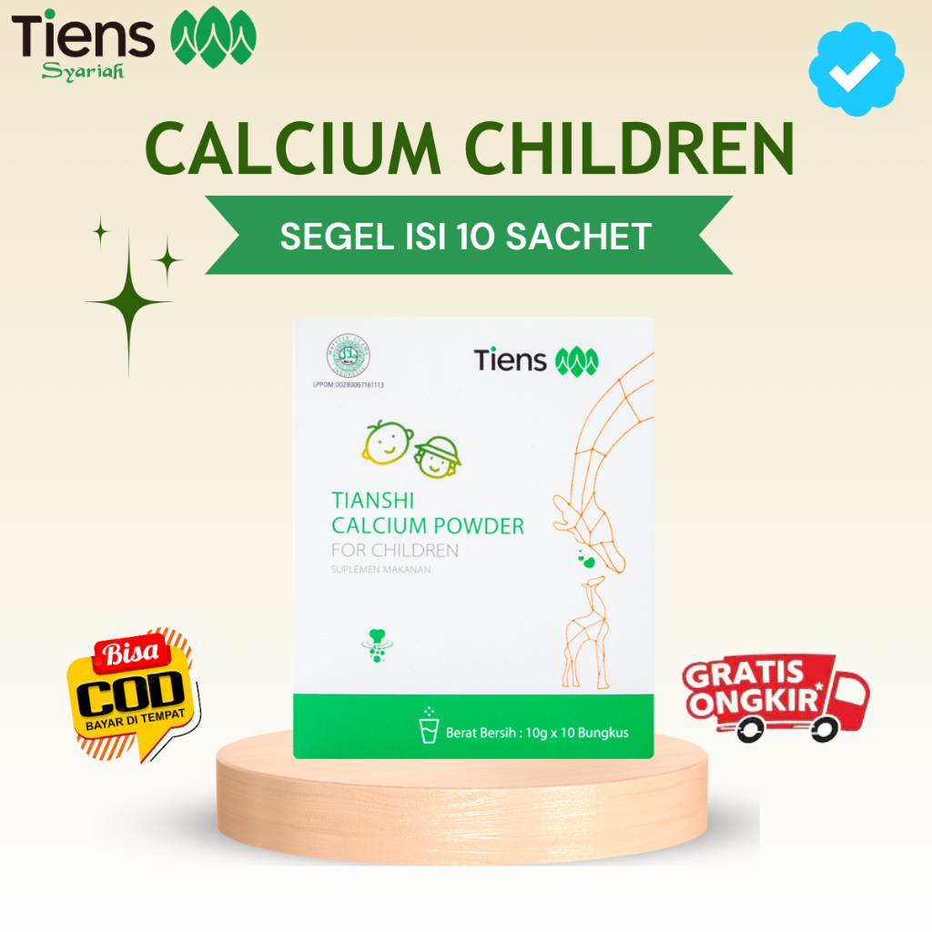Tiens Tianshi Nutrient Calcium Powder For Children Original 1 Box 10 ...