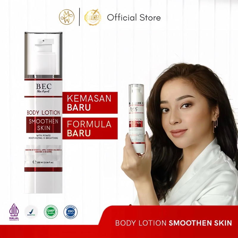 Bec - Body Lotion Smoothen Skin with Power Moisturizing & Brightening ...