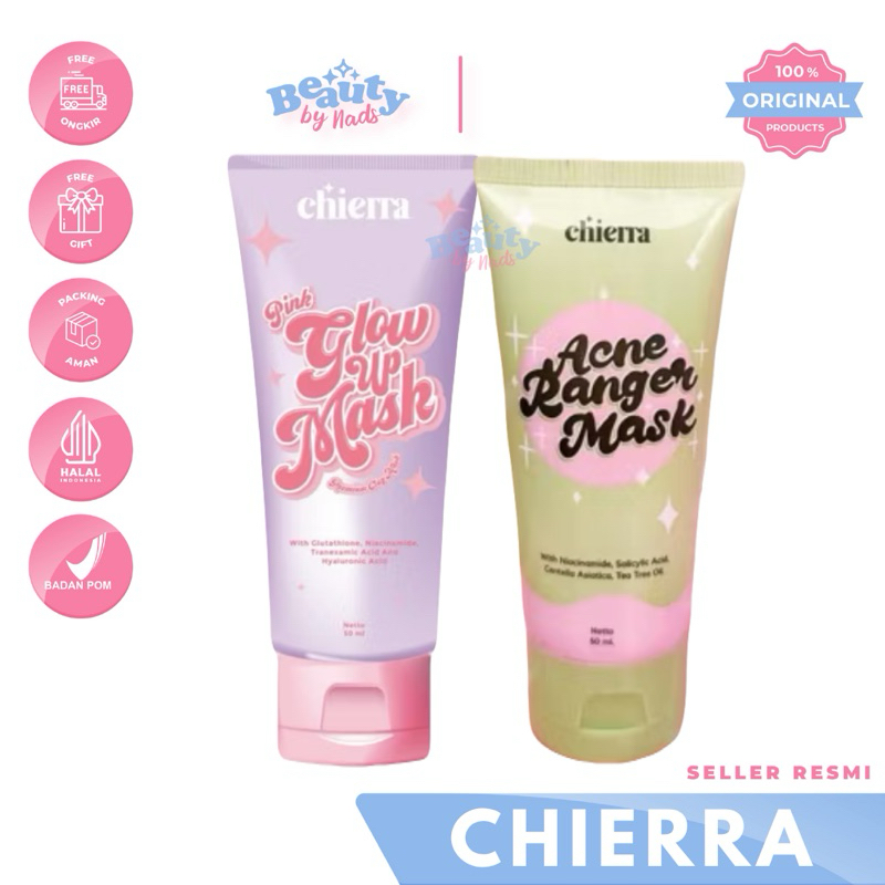 BEAUTYBY.NADS | CHIERRA PINK GLOW UP MASK ACNE RANGER MASK BRIGHT N ...