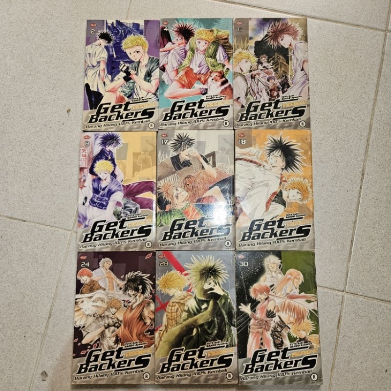 Rare used comic Get Backers draw | Shopee Malaysia