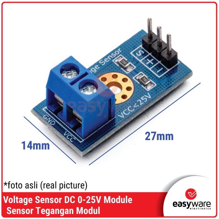 Voltage Sensor Arduino Voltage Sensor Module | Shopee Malaysia
