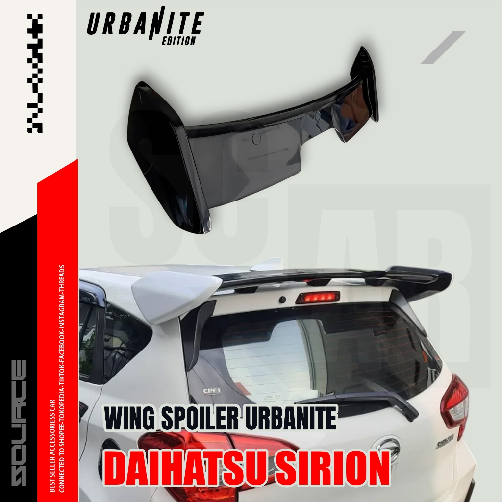 Daihatsu SIRION URBANITE SPOILER REAR WING SPOILER | Shopee Malaysia