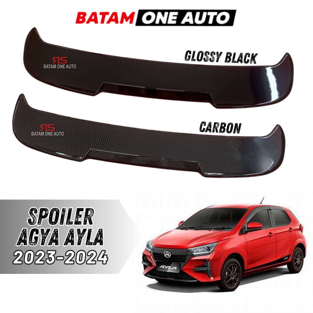 Agya Ayla Spoiler (2023-2024) PSM DUCKTAIL Spoiler Rear Spoiler Lip ...