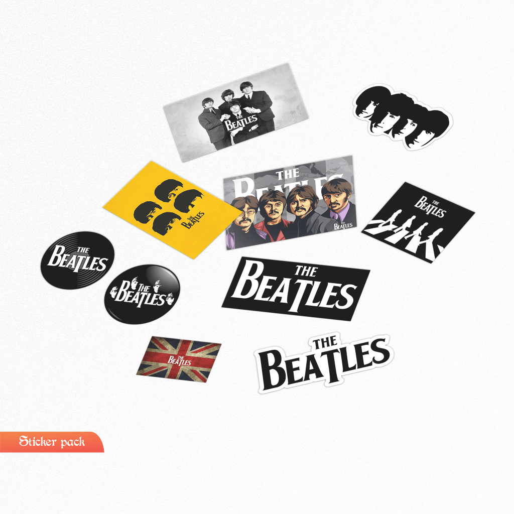 The BEATLES band stickers / Sticker Pack | Shopee Malaysia