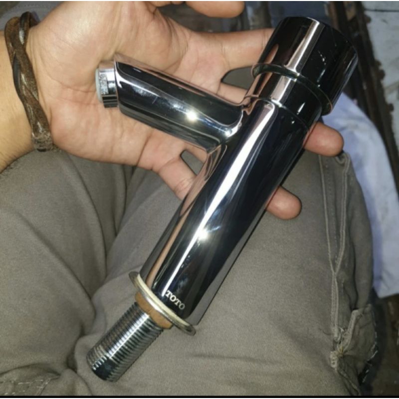 ORIGINAL TOTO TX126LE PRESS FAUCET (second) | Shopee Malaysia