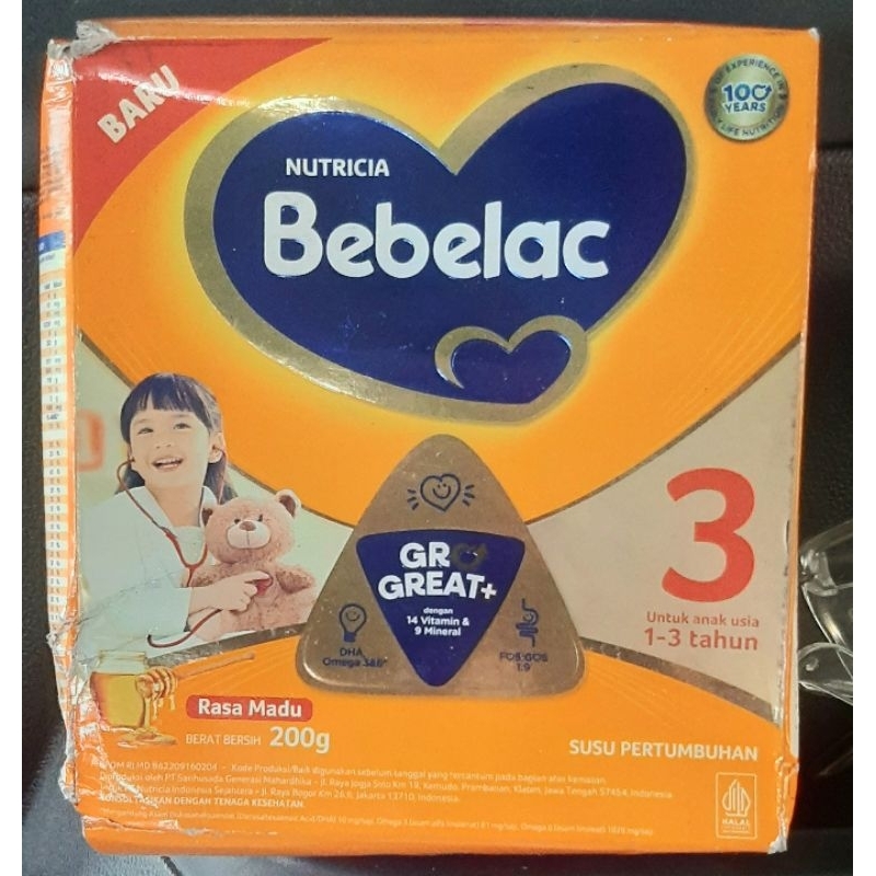 Bebelac 3 HONEY 200G (RIJEK BOX) | Shopee Malaysia