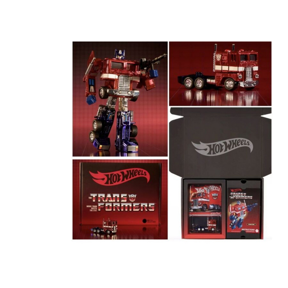 Hot wheels transformers rlc optimus prime mattel creations convention ...