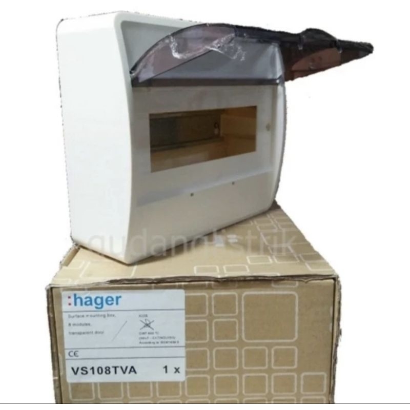 1 Row 8 Group Mcb Box VS108TVA Outbow Hager OB VS108TVA Hager DB Box ...