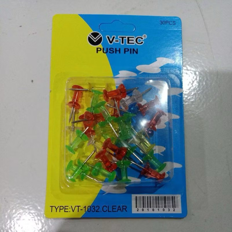 Push pin vtec 1032 | Padded nails | Mading board pins | Shopee Malaysia