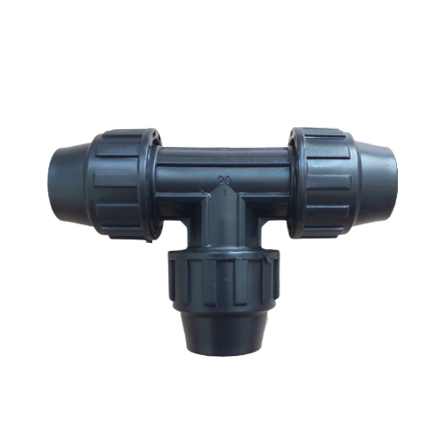 Hdpe Tee 3/4 X 1/2 inch Equal Tee Compression Fitting HDPE Pipe ...
