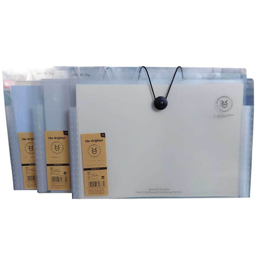 EXP FILE A4 G0287 WENGU EXPANDING FILE MAP PLASTIC A4 8 POCKET | Shopee ...