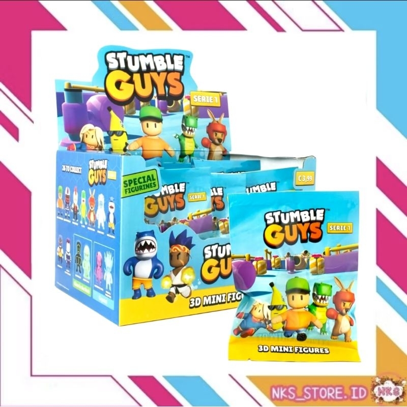 Stumble Guys 3D Mini Figures Series 1 Assorted Children's Toys | Shopee ...