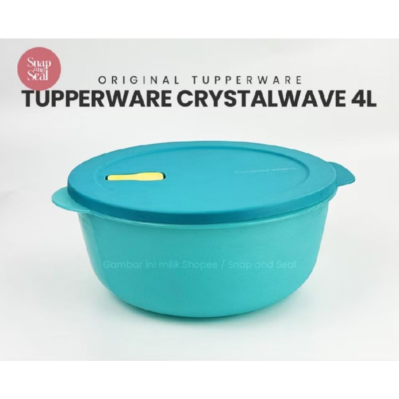 Crystalwave Bowl 4 liter Tupperware. | Shopee Malaysia