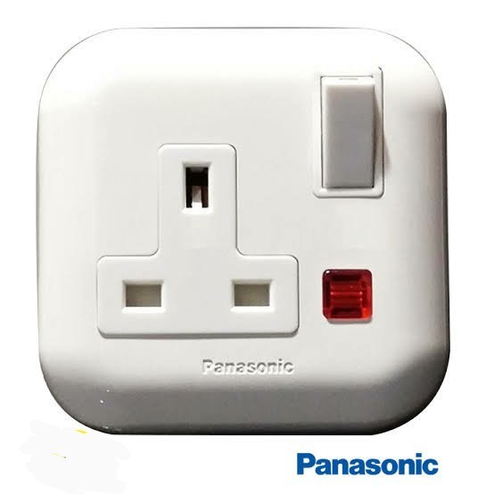 Panasonic ac socket complete set panasonic 3 foot conta stop set inbow ...
