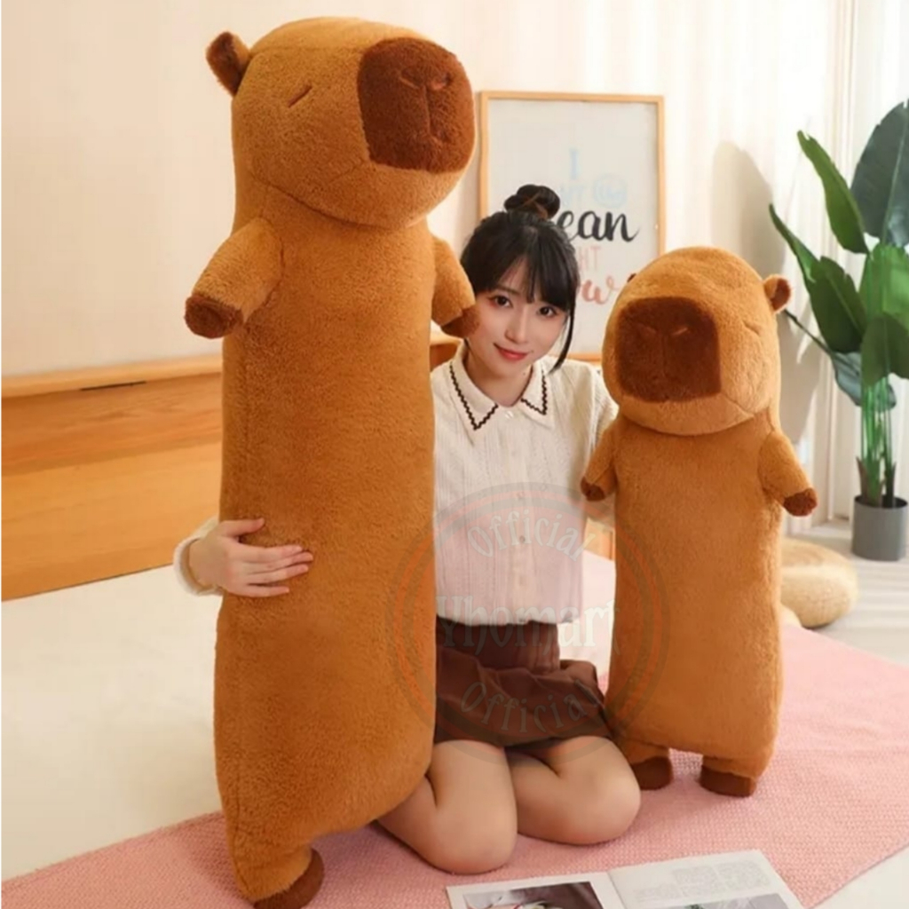 (Yhomart) Capybara Bolster Doll Bolster Capybara Stuffed Animal ...