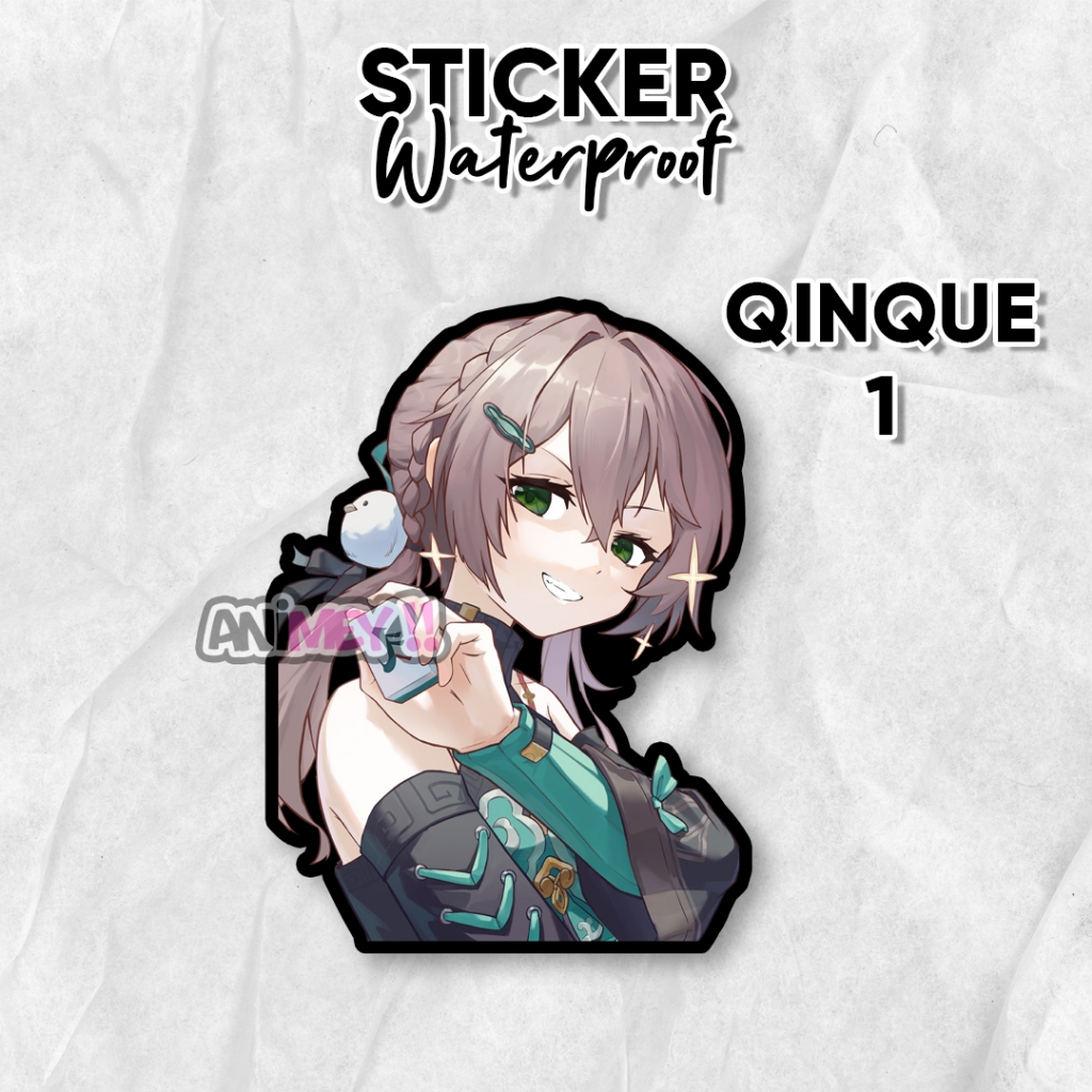 Qinque Game Honkai Star Rail Sticker / Waterproof Anime Sticker ...