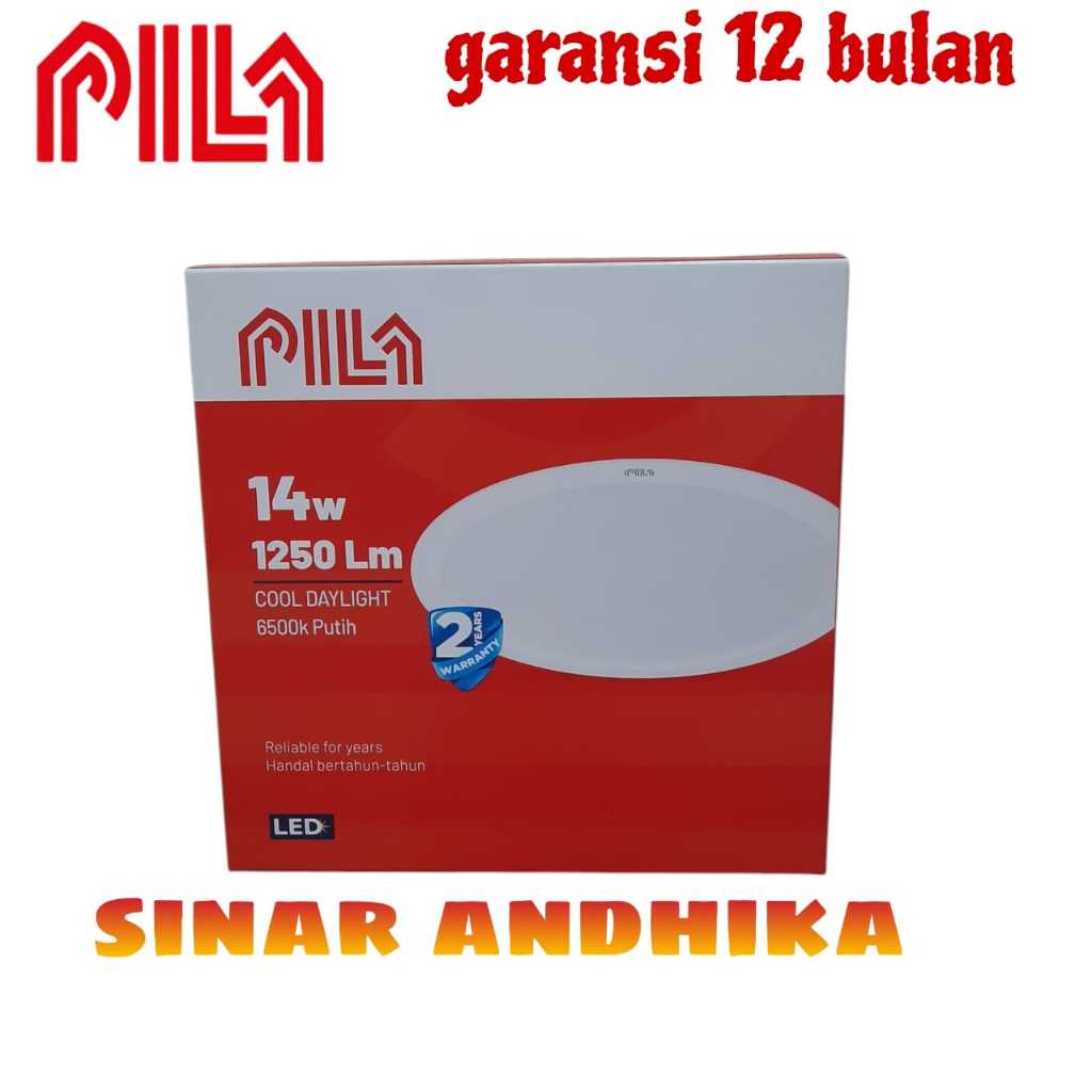 PILA LED Downlight Panel 14 Watt White | Shopee Malaysia