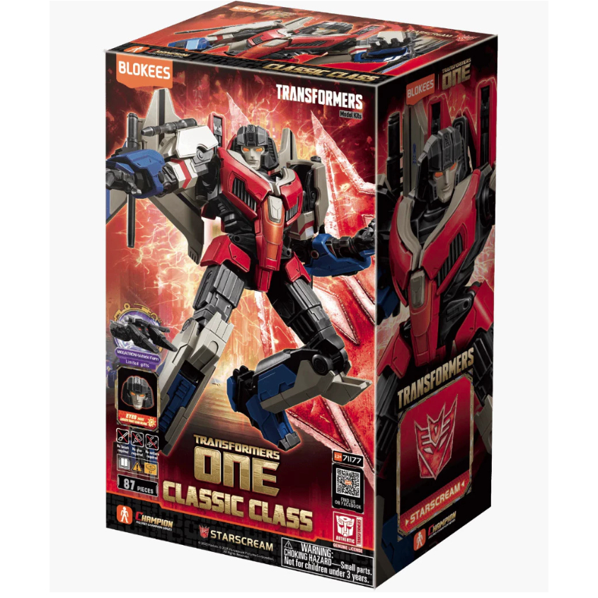 Hasbro Transformers One Starscream Classic Class 16Blokees ...