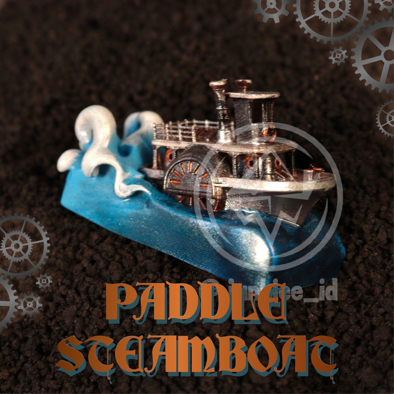 Boat artisan keycaps 2.25u SHIFT ENTER mods keycaps paddle steamboat ...