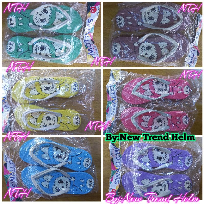 Original Labobo Swallow Rubber Women's Flip Flops | Shopee Malaysia