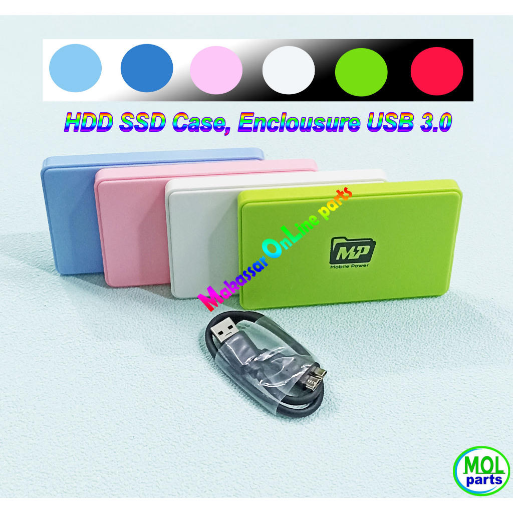 Hard Disk Casing Case External HDD SSD Enclosure Case 2.5" USB 3.0 ...