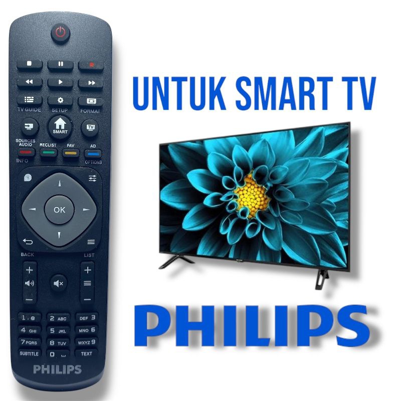 Philips smart tv remote led philips smart philips remote | Shopee Malaysia