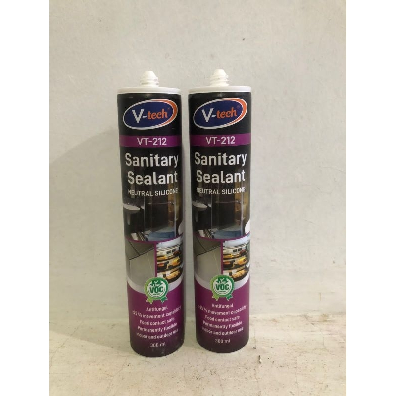 V-tech VT 212 Sanitary Silicone Sealant Anti Bacterial and Fungal Vtech ...