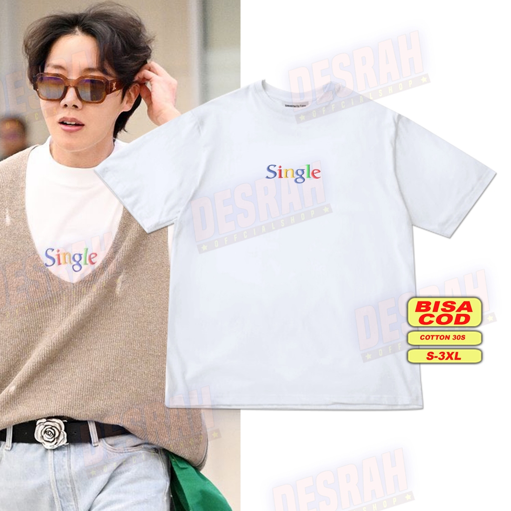 Bangtan JHOPE Single korean t-shirt (bonus JHOPE PIN pcs) | Shopee Malaysia