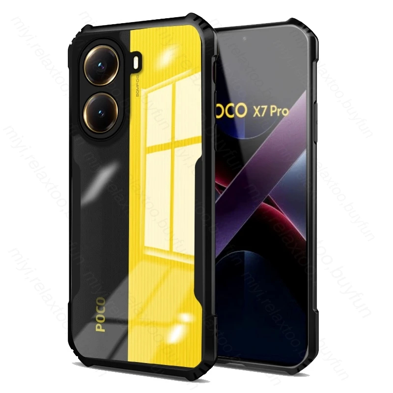 Case Poco X7 Pro 5G Softcase FUSION ARMOR CAMERA PROTECTION Casing Case ...