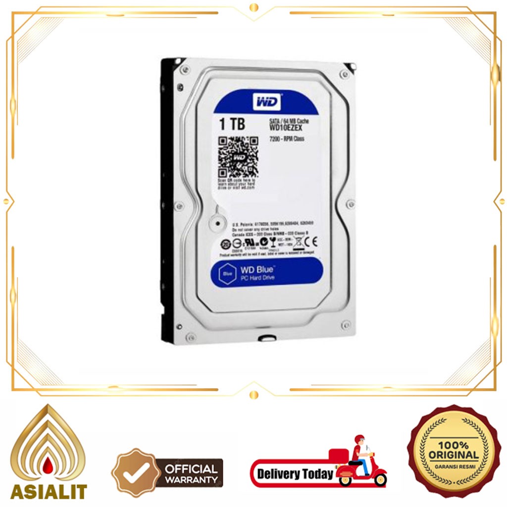 PC hard disk 1TB WD10EZEX WD Blue 1 TB Western Digital | Shopee Malaysia