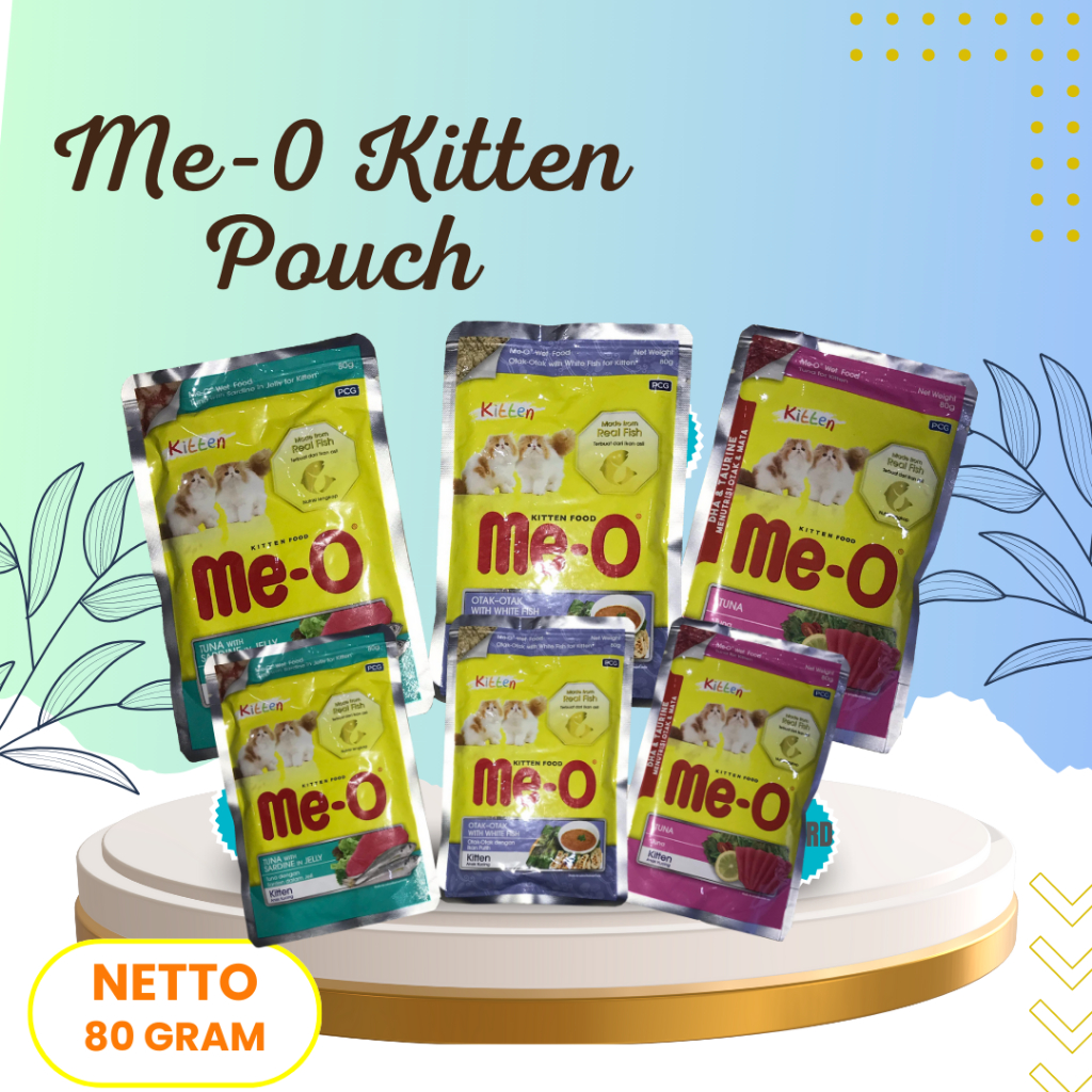 MEO KITTEN POUNCH ~ SNACK MEO KITTEN CAT FOOD ~ ALL VARIAN ~ 80gr ...