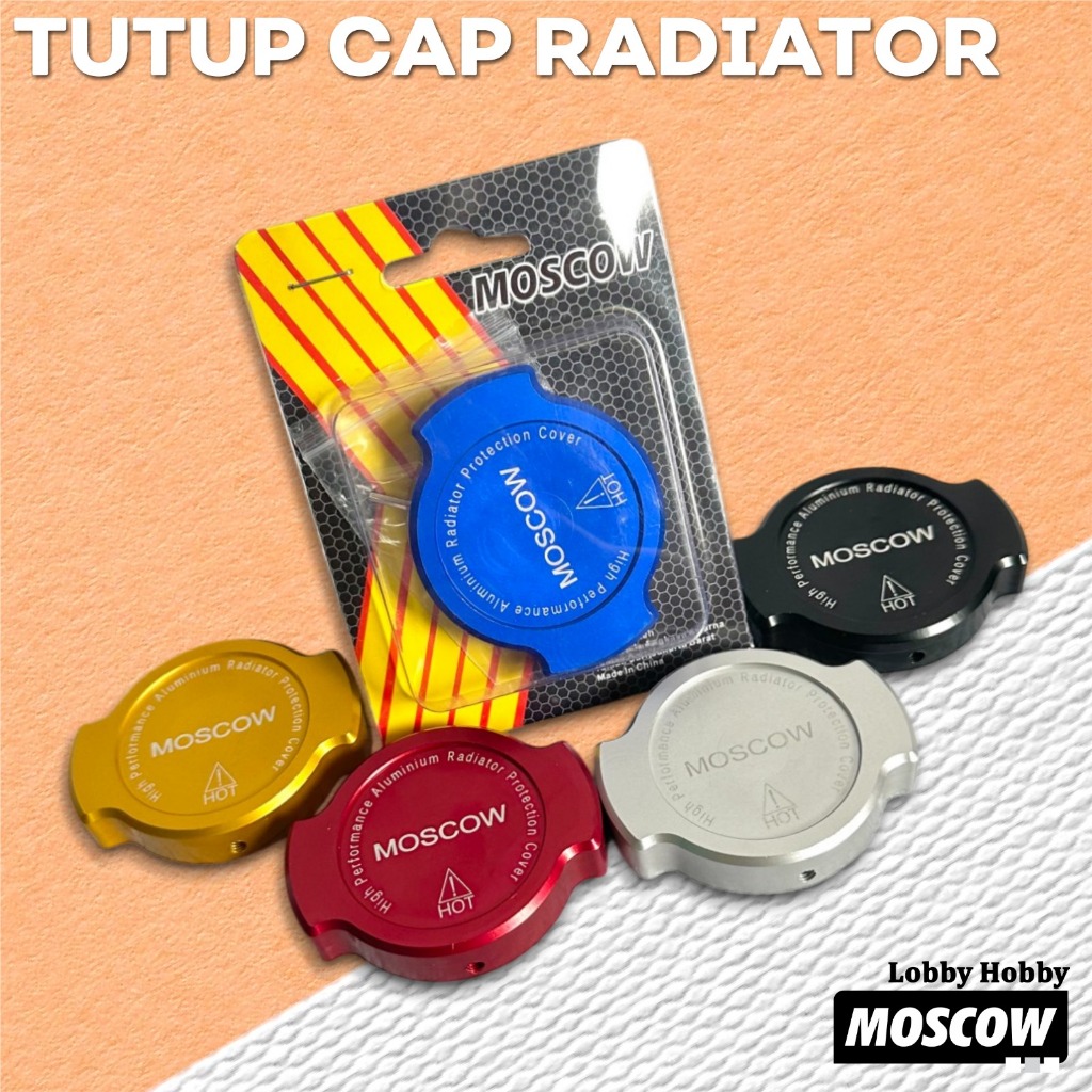 ORIGINAL MOSCOW RADIATOR CAP LID UNIVERSAL ALL MOTORCYCLES MATIC DUCK ...