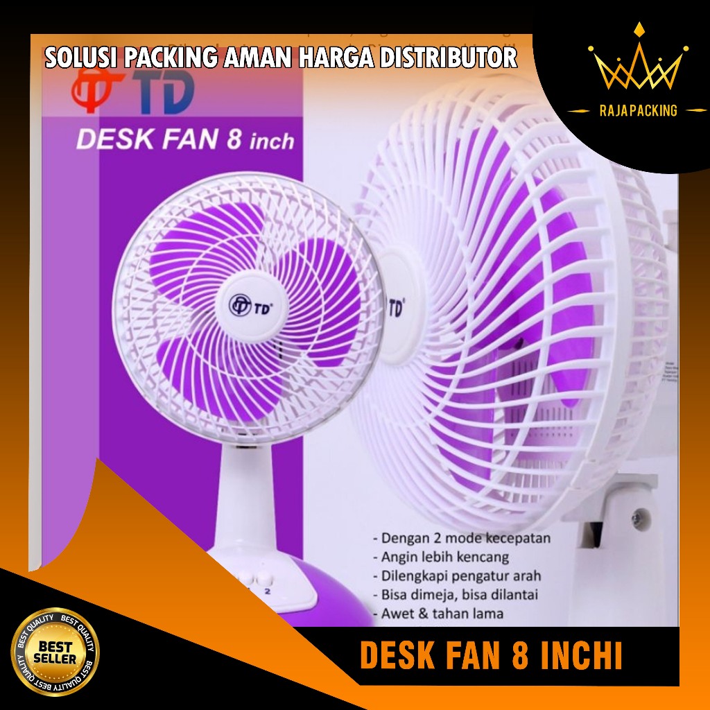 Original TD 8 inch table fan / desk fan with official guarantee ...