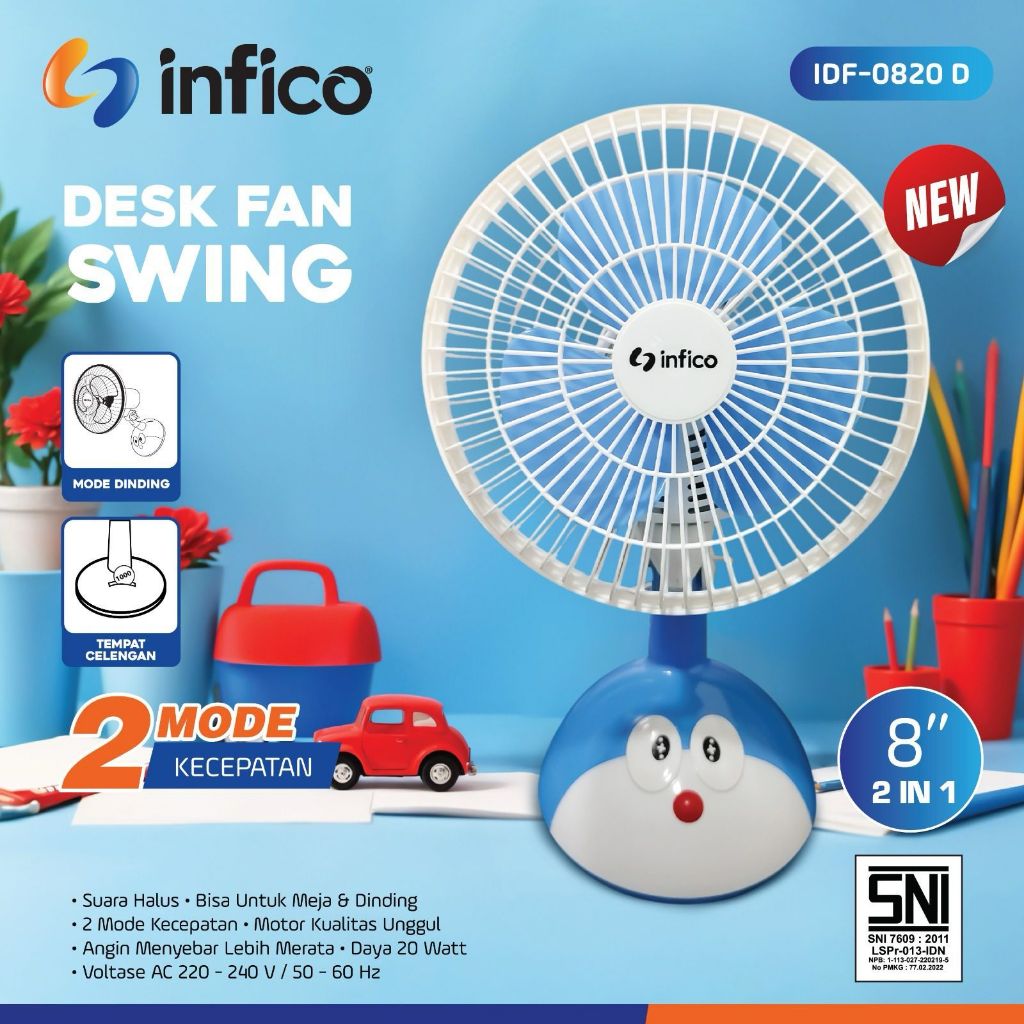 IDF-0820 Character 8 Inch Table Fan - Portable Cartoon Fan - Cute ...