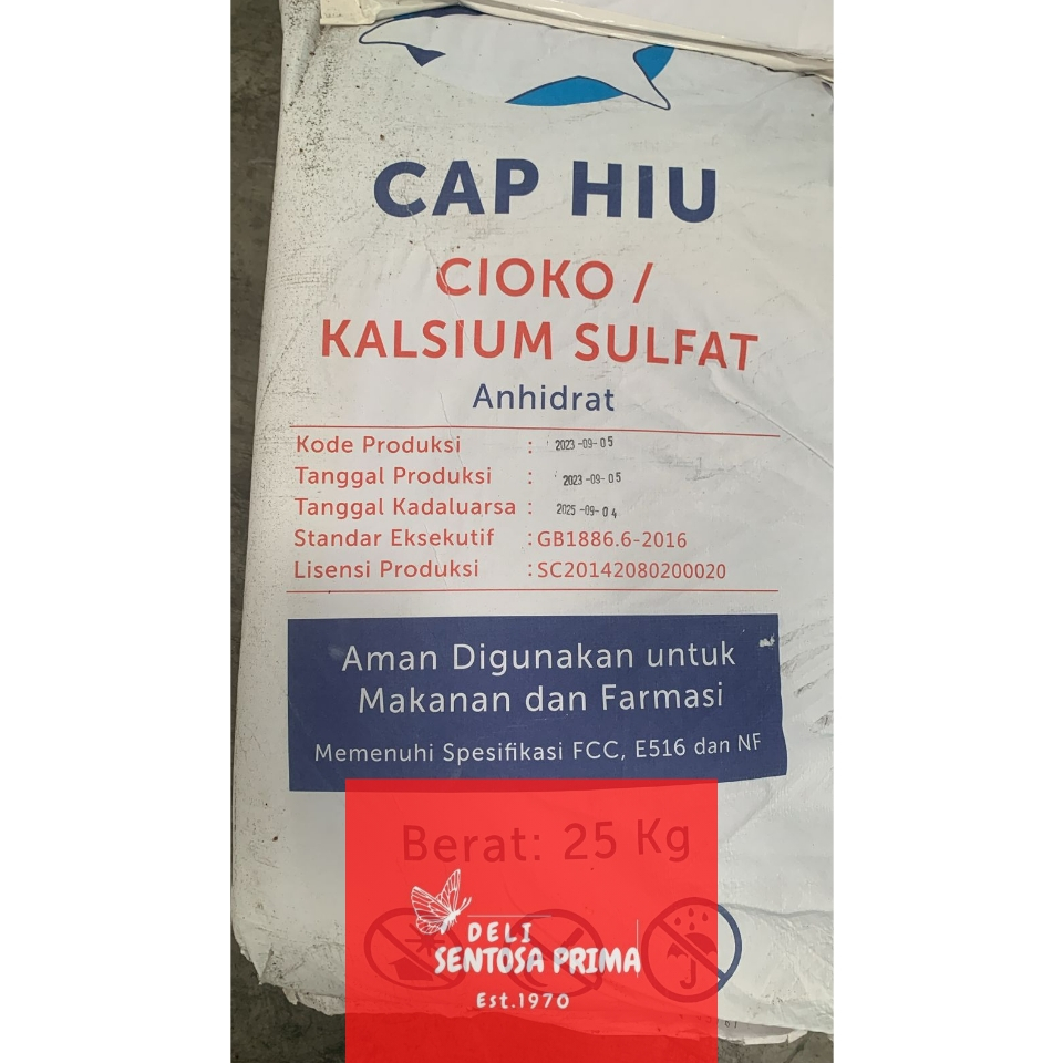 CALCIUM SULFATE / CIOKO CAP HIU FOOD GRADE PK @ 1KG | Shopee Malaysia
