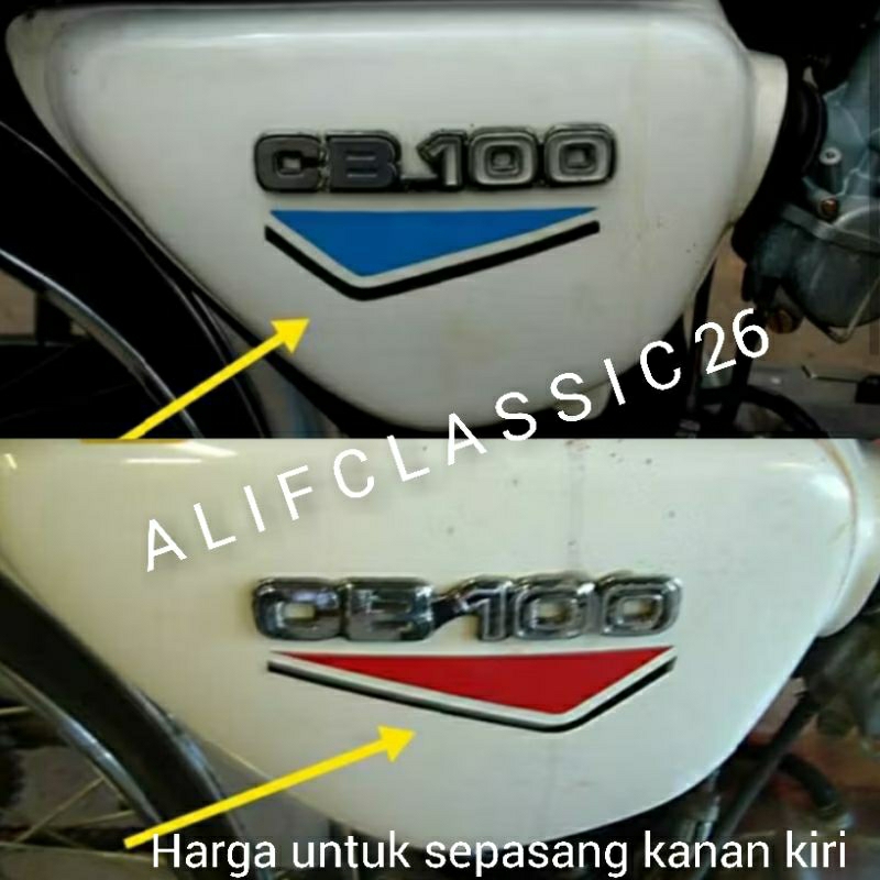 HONDA CB100 K2 CB 100 SIDE COVER DECAL STICKER BOX AKI CB100 K2 | Shopee Malaysia