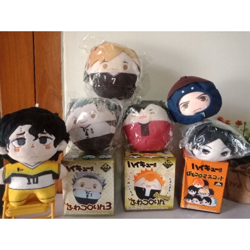Haikyuu Fuwa, Potekoro, Anizukin- Kageyama, Kunimi, Asahi, Fuwa Bokuto ...