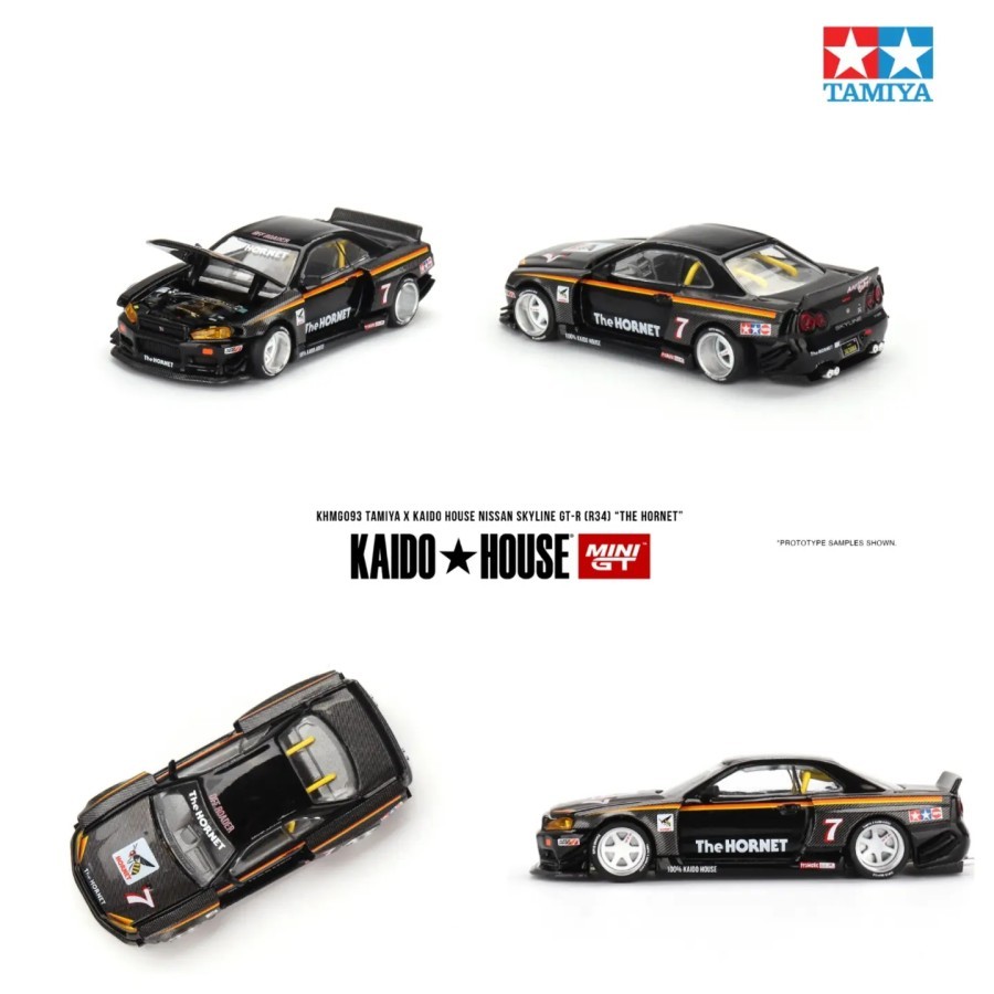 Mini GT Kaido House Nissan Skyline GTR R34 Kaido Works Tamiya Hornet V1 ...