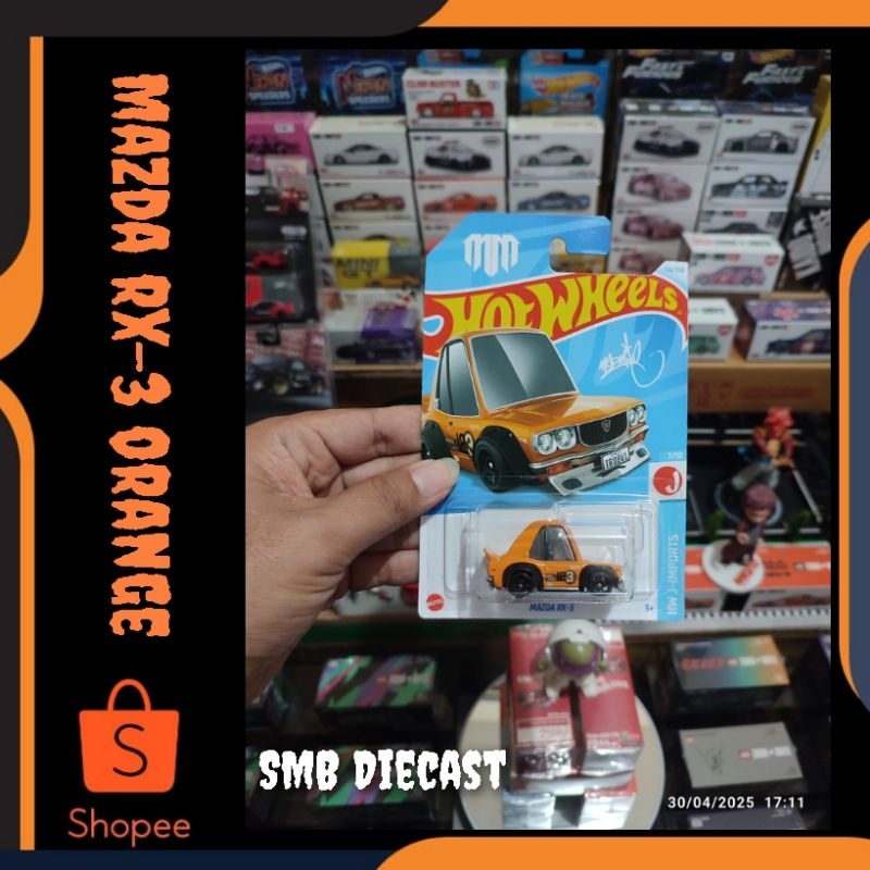 MAZDA RX-3 ORANGE HOT WHEELS | Shopee Malaysia